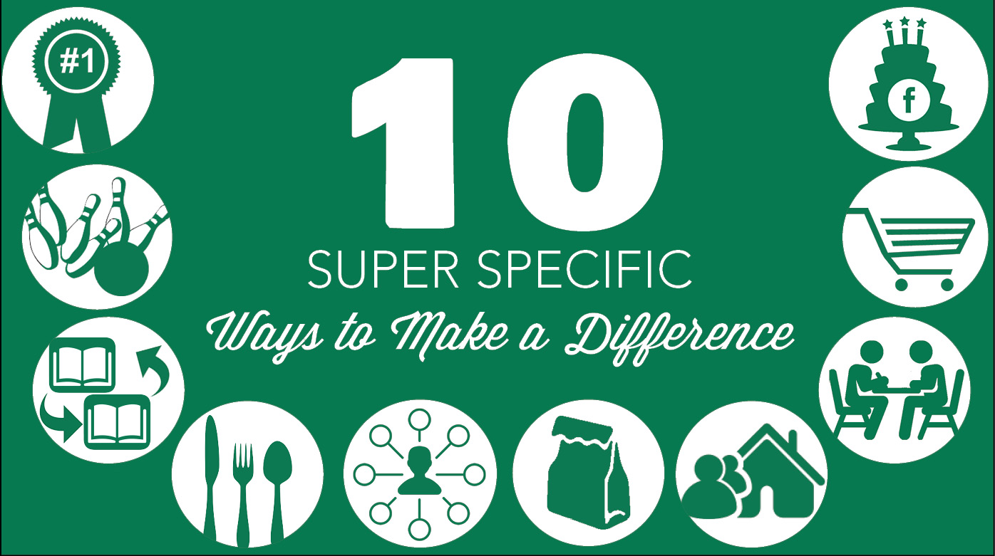 10 Super Specific Ways You Can Make a Difference « Seeds of Literacy ...